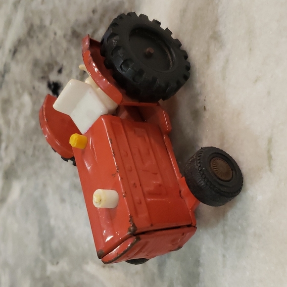 Toys | Antique Red Metal Toy Tractor | Poshmark